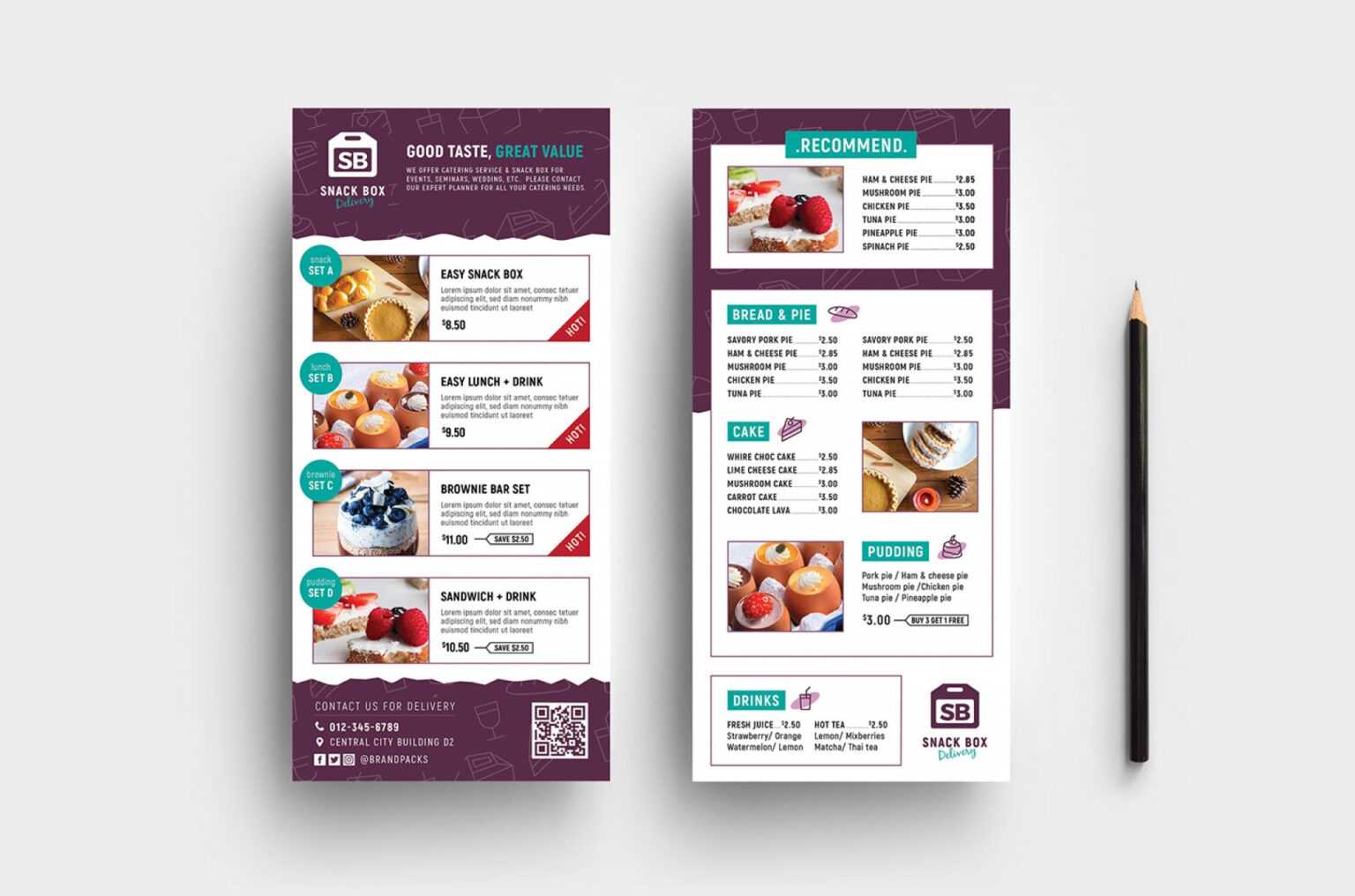002 Free Rack Card Mockup Template Stunning Ideas Photoshop with Free ...