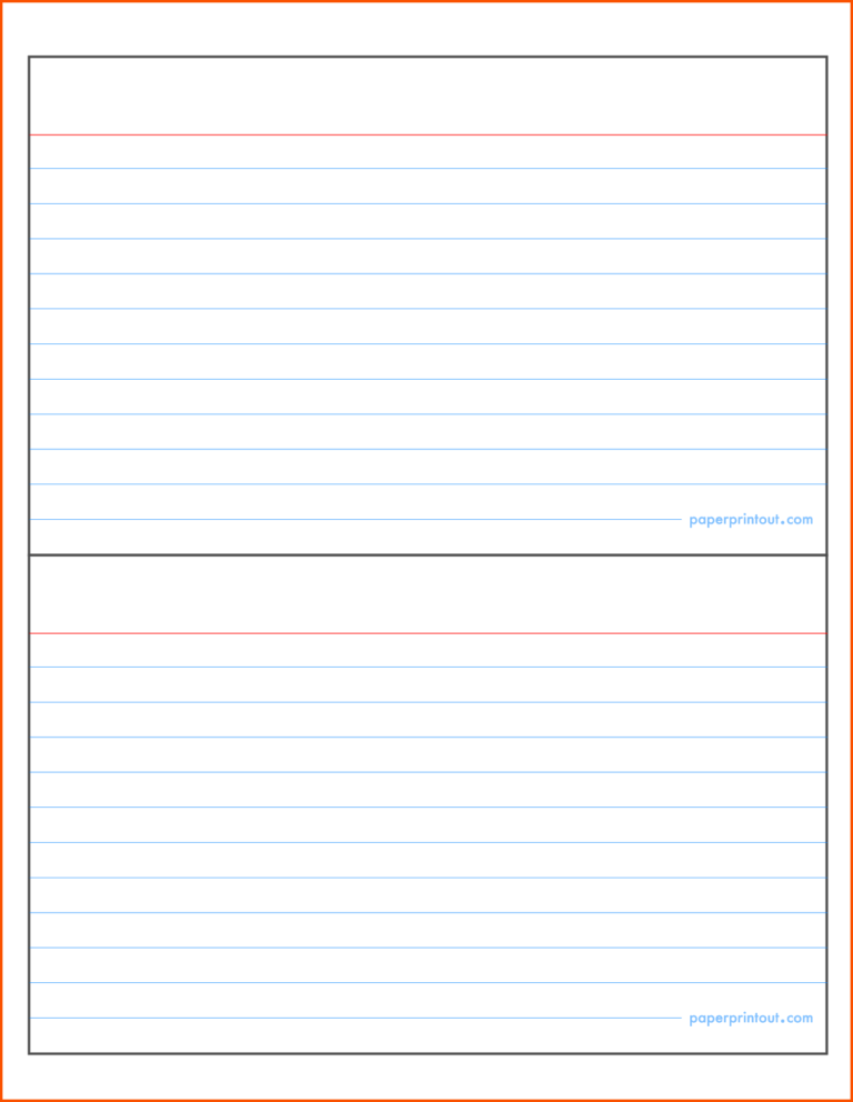 Microsoft Word Index Card Template – Sample.gelorailmu.com