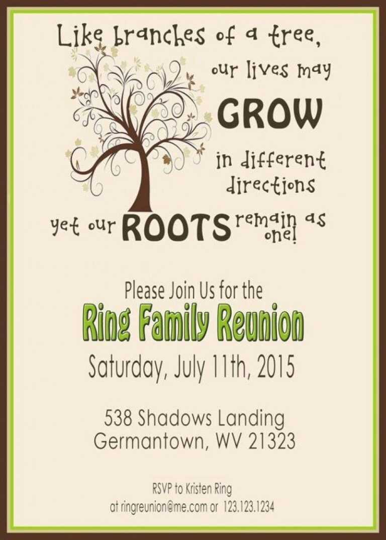 007 Template Ideas Family Reunion Invitation Templates Free Within Reunion Invitation Card 