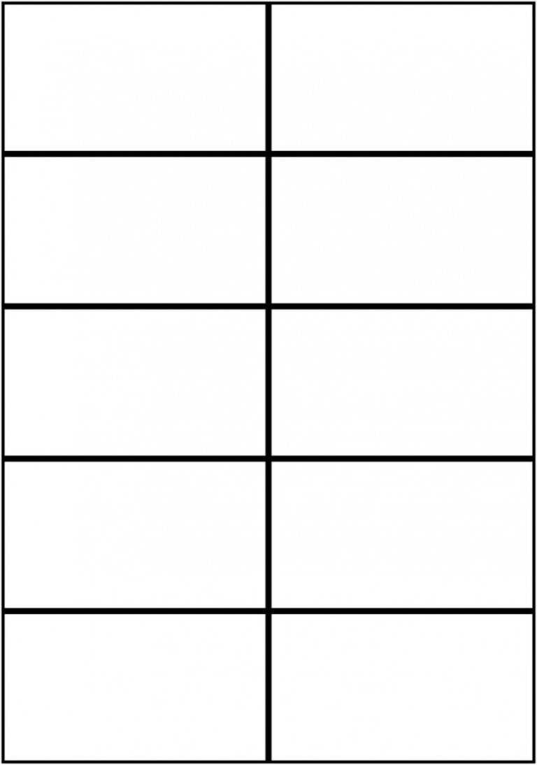 Free Blank Business Card Template Word