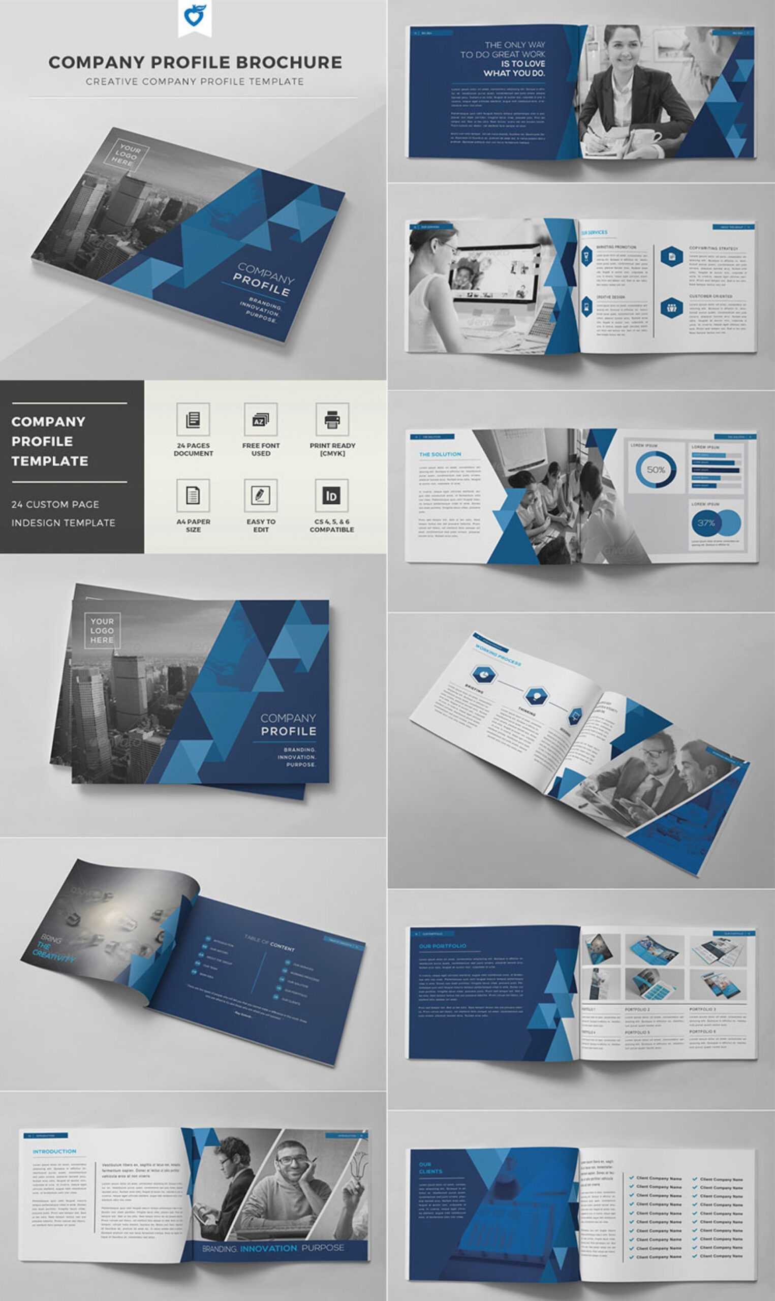 Brochure Template Indesign Free Download Great Sample Templates