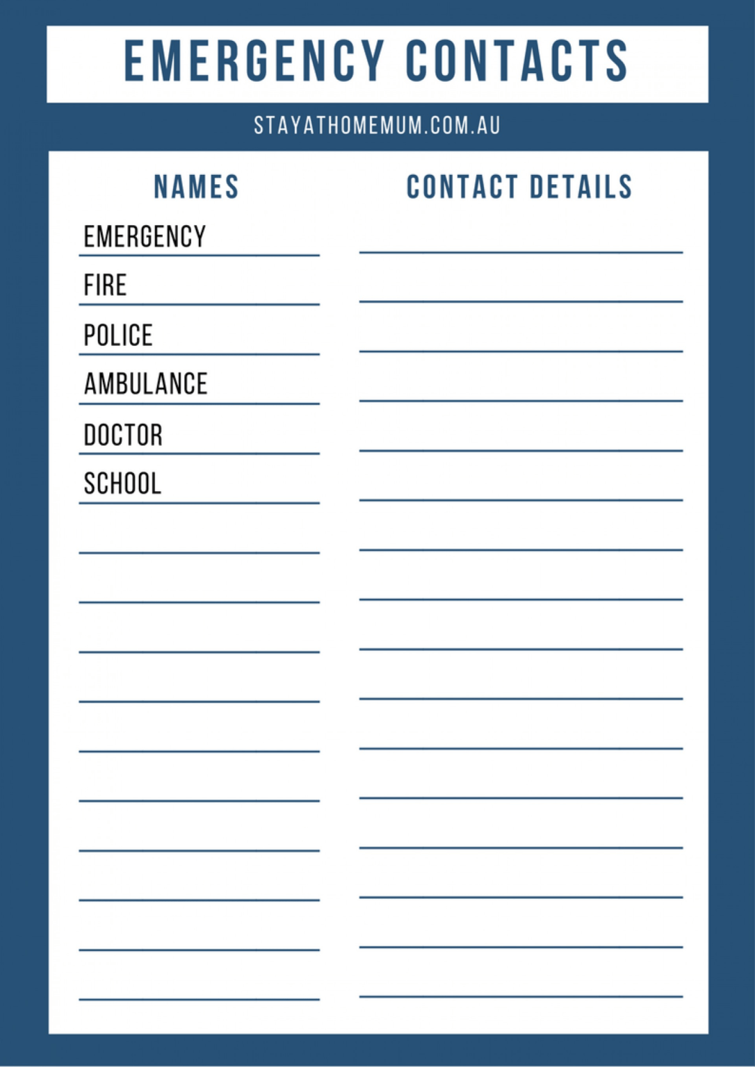 034 Template Ideas Employee Emergency Contact Form Get with regard to ...