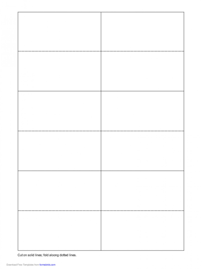Fold Over Place Card Template – Sample.gelorailmu.com