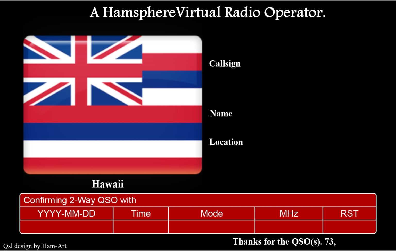 05 | November | 2012 | Kd0Pnp Ham Radio regarding Qsl Card Template ...