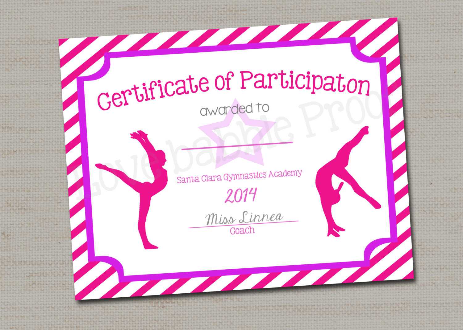 28 Dance Certificate Templates Free Ballet Inside Dance 