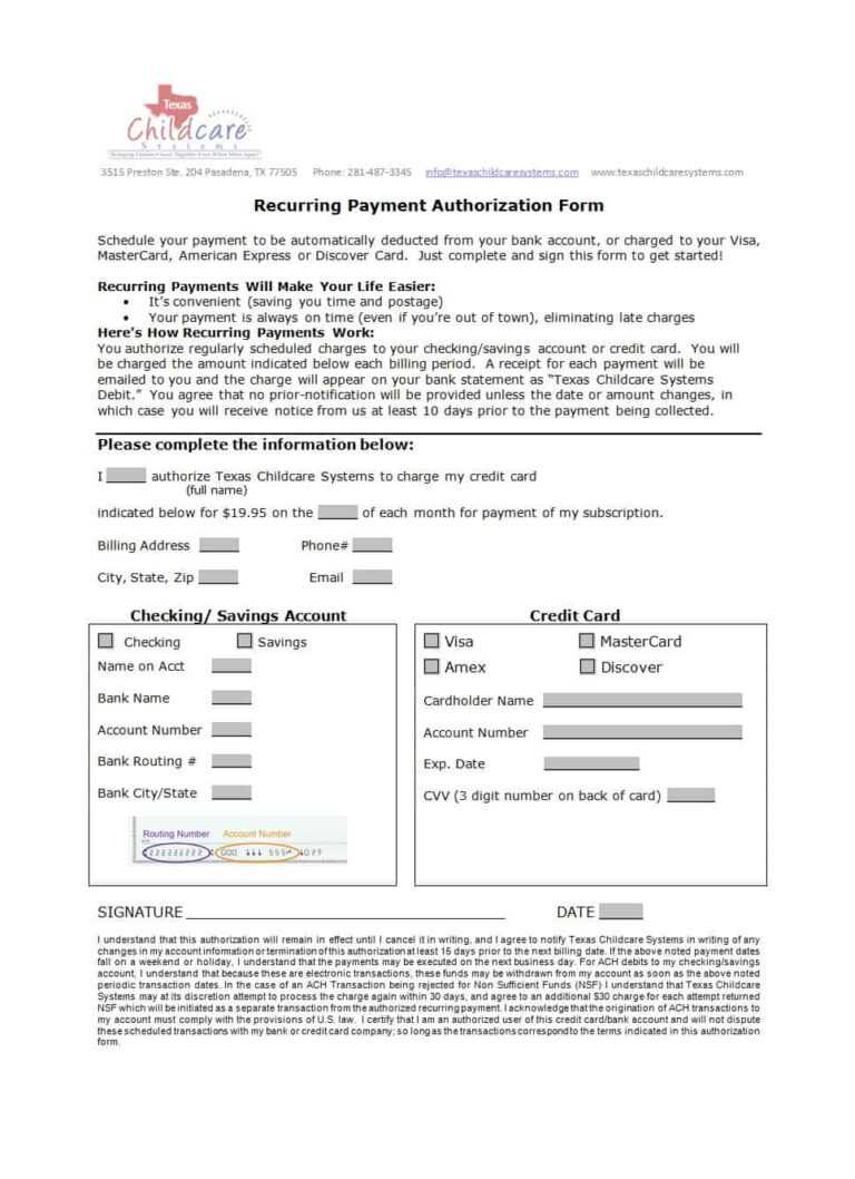 41 Credit Card Authorization Forms Templates {Ready-To-Use} within ...