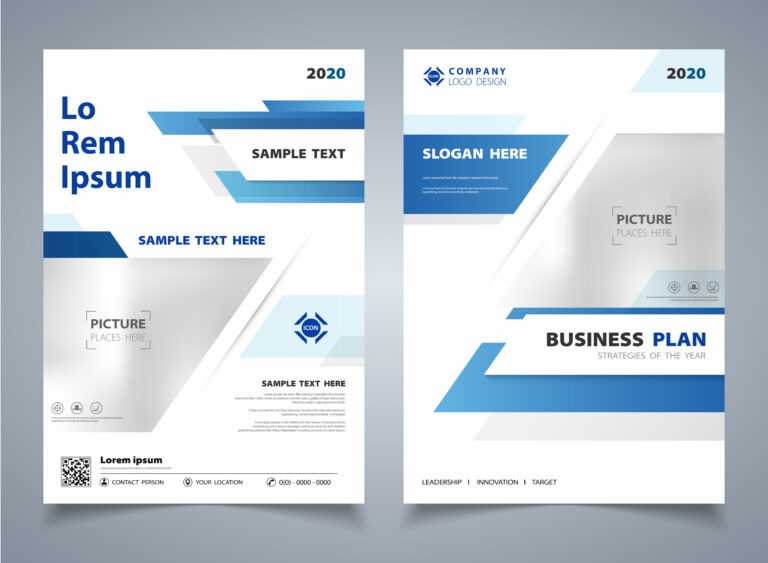 Abstract Gradient Blue Color Of Modern Technology Brochure for ...