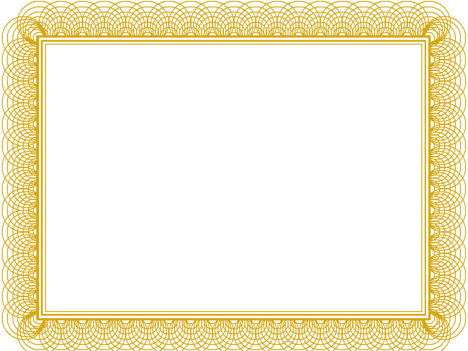 Award Certificate Border Template