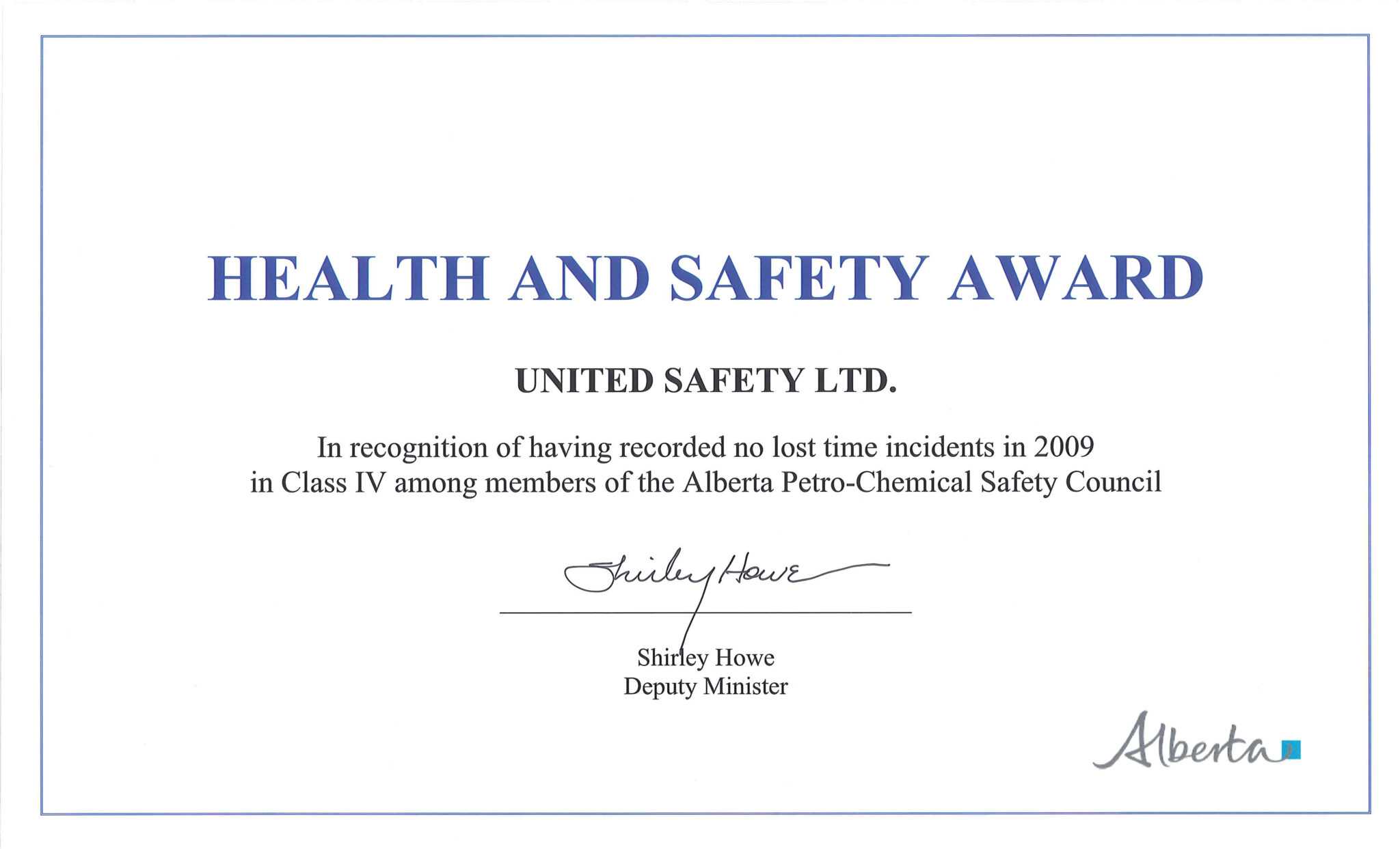Awards And Recognition | United Safety Usa Throughout Life Saving Award ... Awards And Recognition | United Safety Usa Throughout Life Saving Award ...