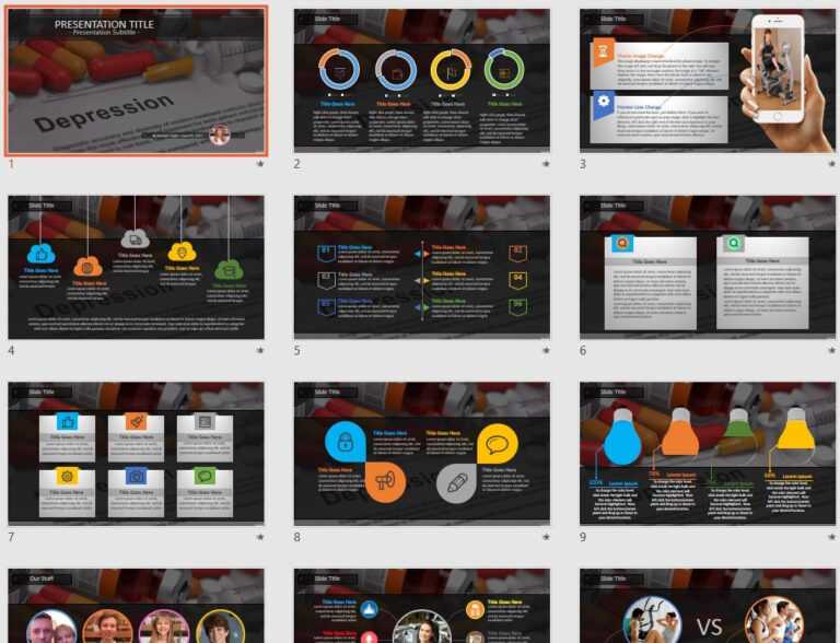 Depression Powerpoint Template #82340 in Depression Powerpoint Template ...