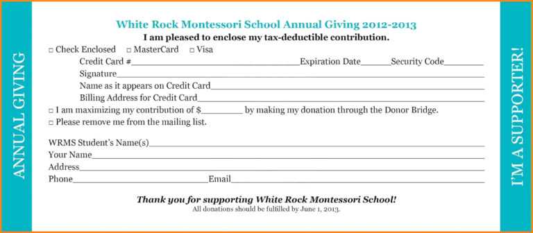 Church Pledge Card Template – Sample.gelorailmu.com