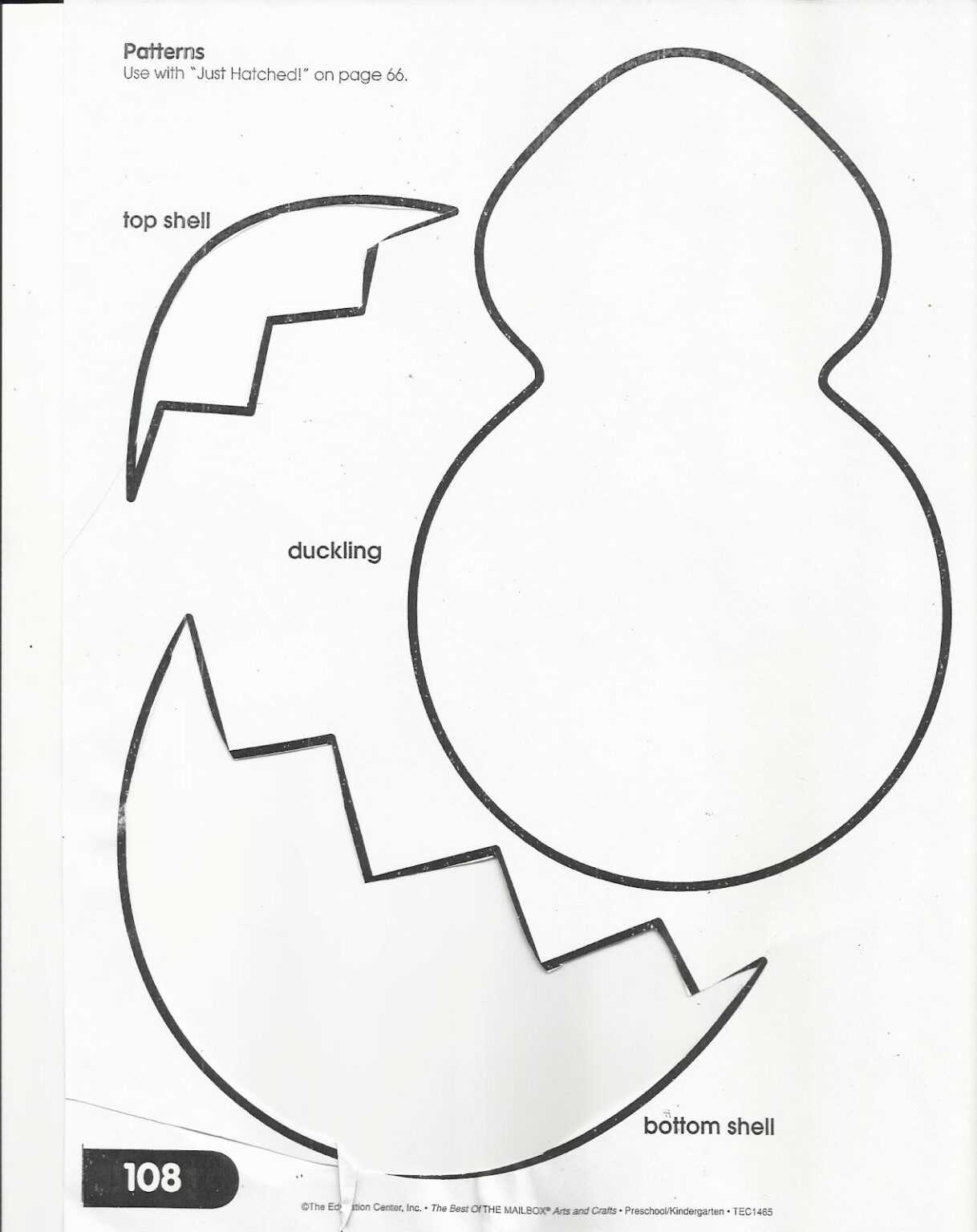 Easter Chick Card Template Easter Chick Template Printable inside ...