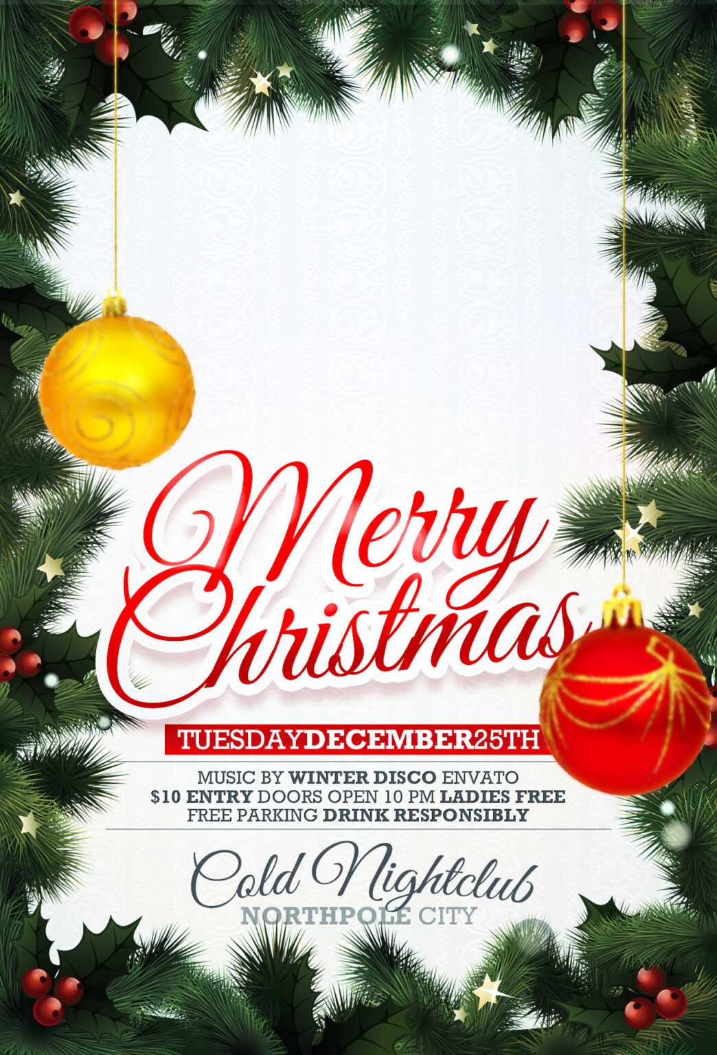 Free Printable Invitations Christmas Printable World Holiday
