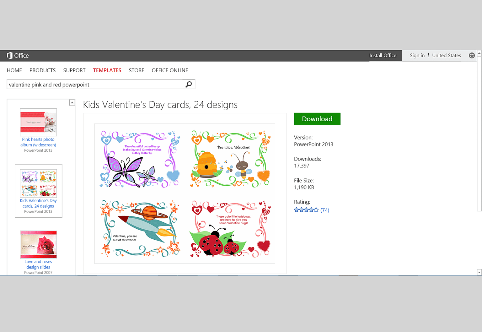 Free Valentine's Day Templates For Ms Office throughout Valentine Card ...