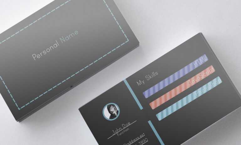 Freelancer Business Card Psd Template – Rme within Freelance Business ...