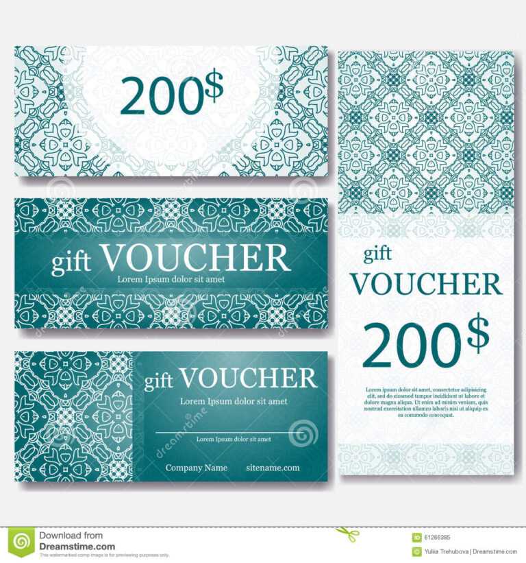 Gift Voucher Template With Mandala. Design Certificate For throughout ...
