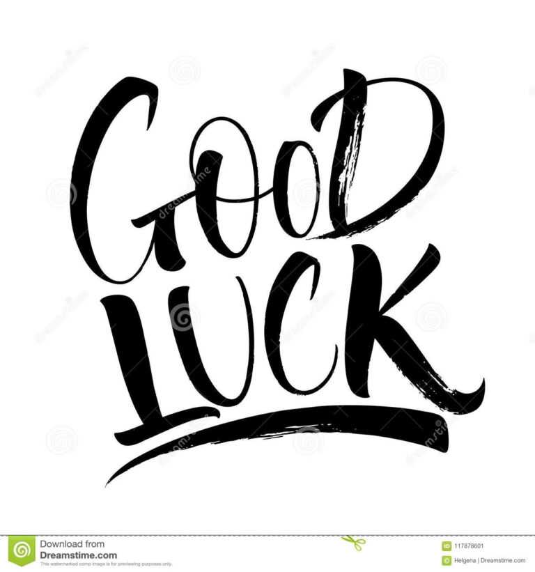 Good Luck Lettering Stock Vector Illustration Of Good For Good Luck Good Luck Lettering Stock Vector Illustration Of Good For Good Luck