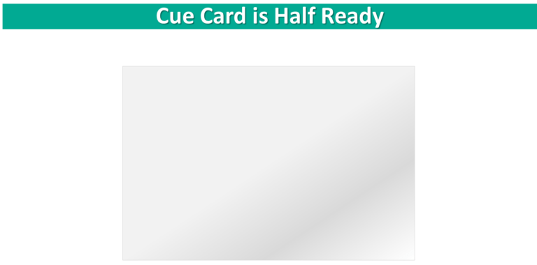How To Create Cue Cards In Powerpoint In Just 5 Minutes regarding Queue ...