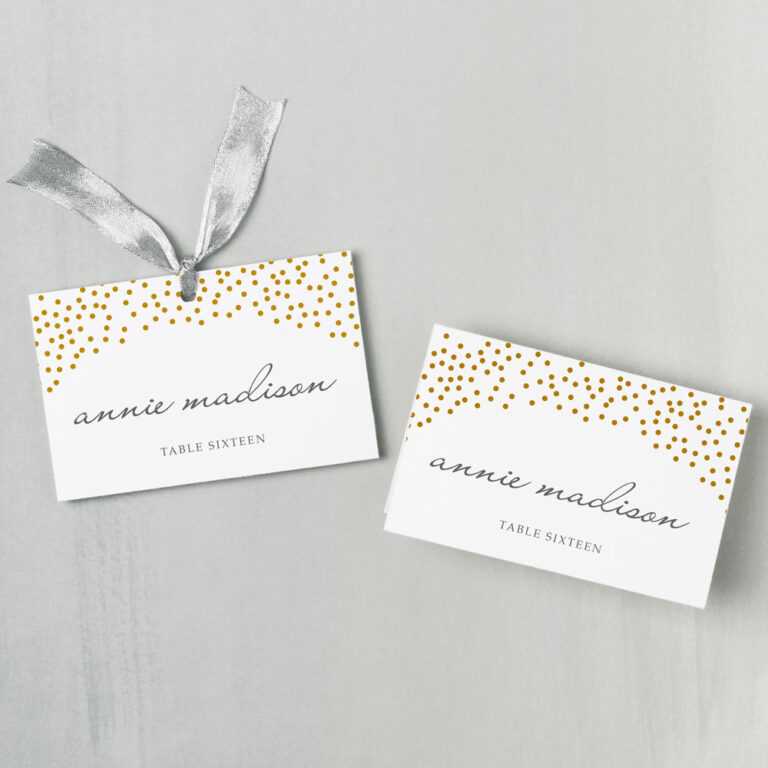 Amscan Wedding Invitation Template Place Cards, Png In Amscan Templates ...