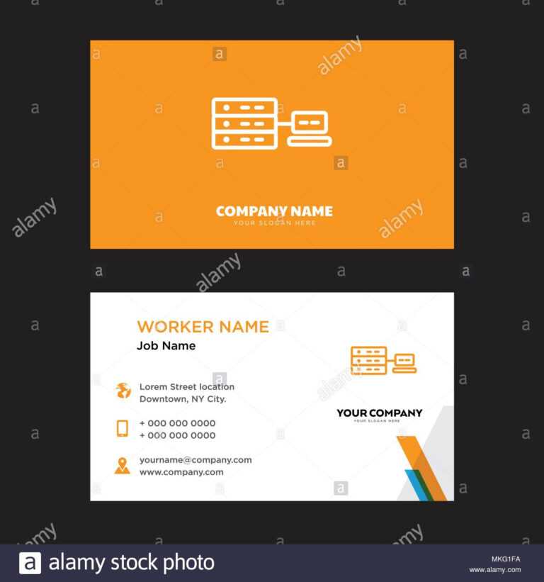 Networking Business Card Design Template, Visiting For Your in ...