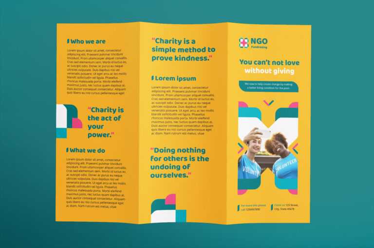 Ngo Templates Suite On Behance with Ngo Brochure Templates – Sample ...