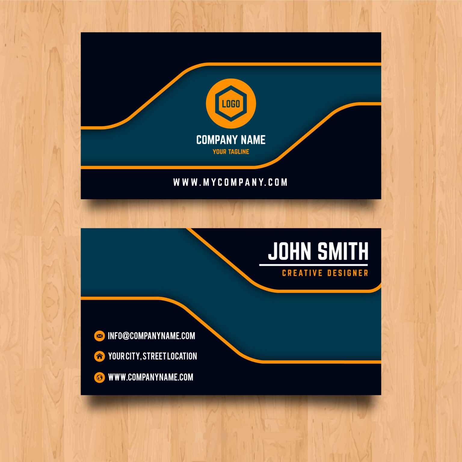 Free Personal Business Card Templates – Sample.gelorailmu.com
