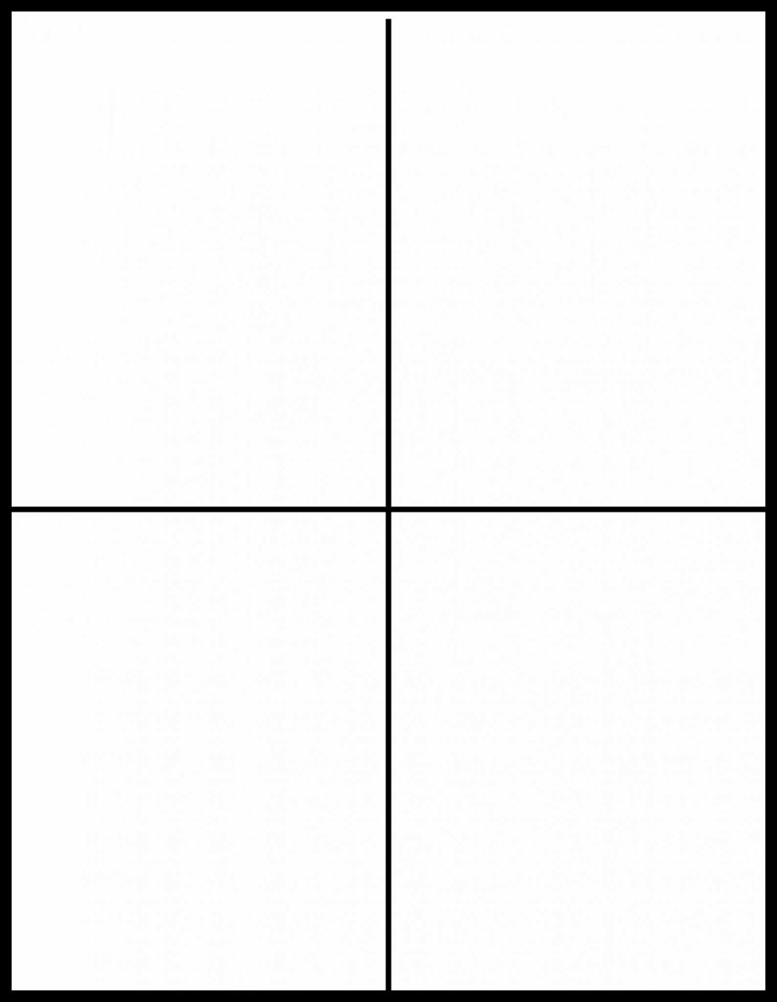 Quarter Fold Card Template