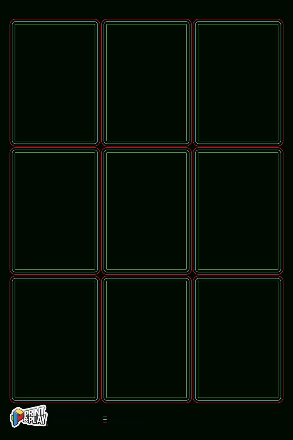 Playing Cards : Formatting & Templates – Print & Play pertaining to ...