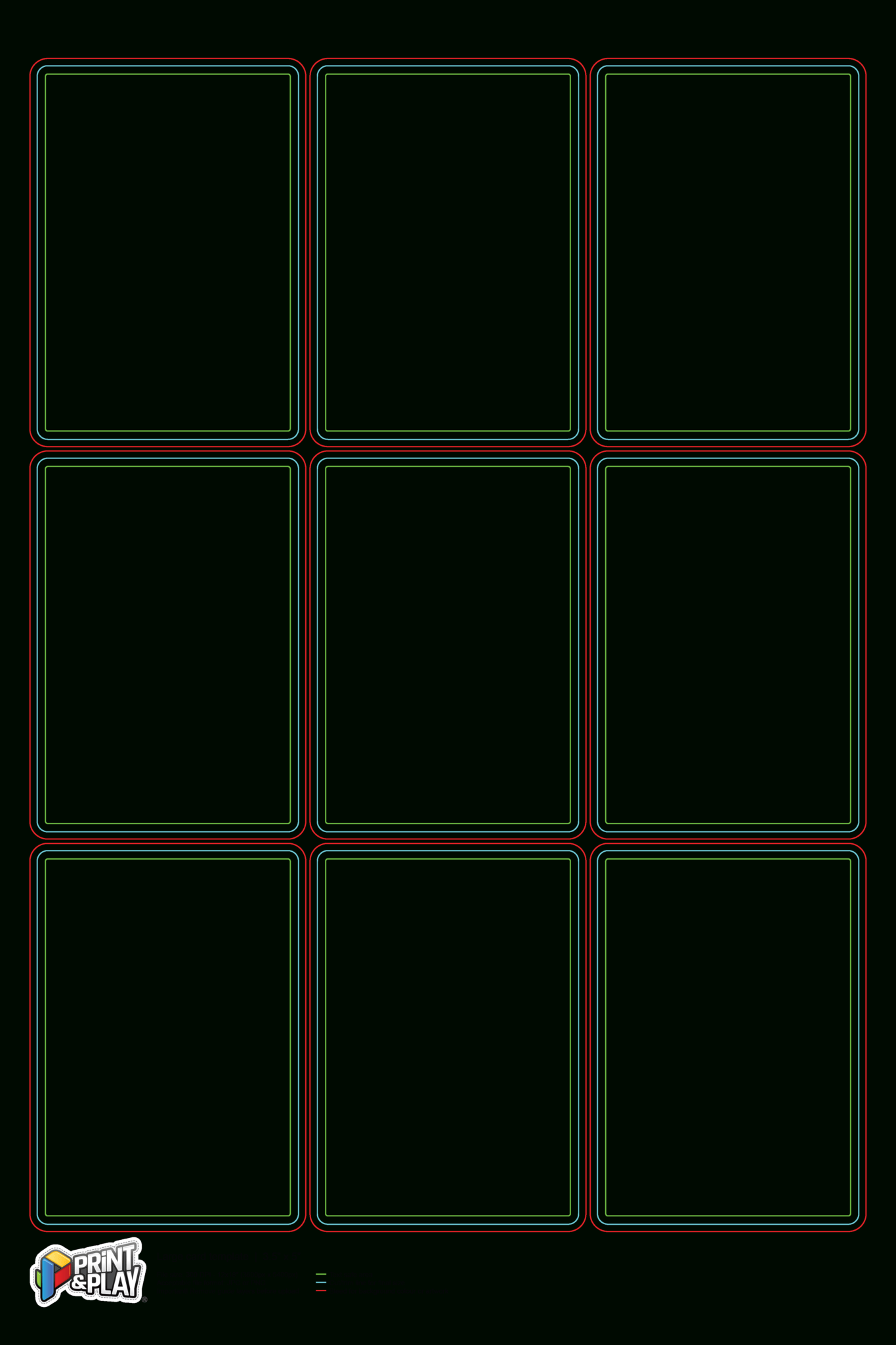 Playing Cards : Formatting & Templates – Print & Play pertaining to ...