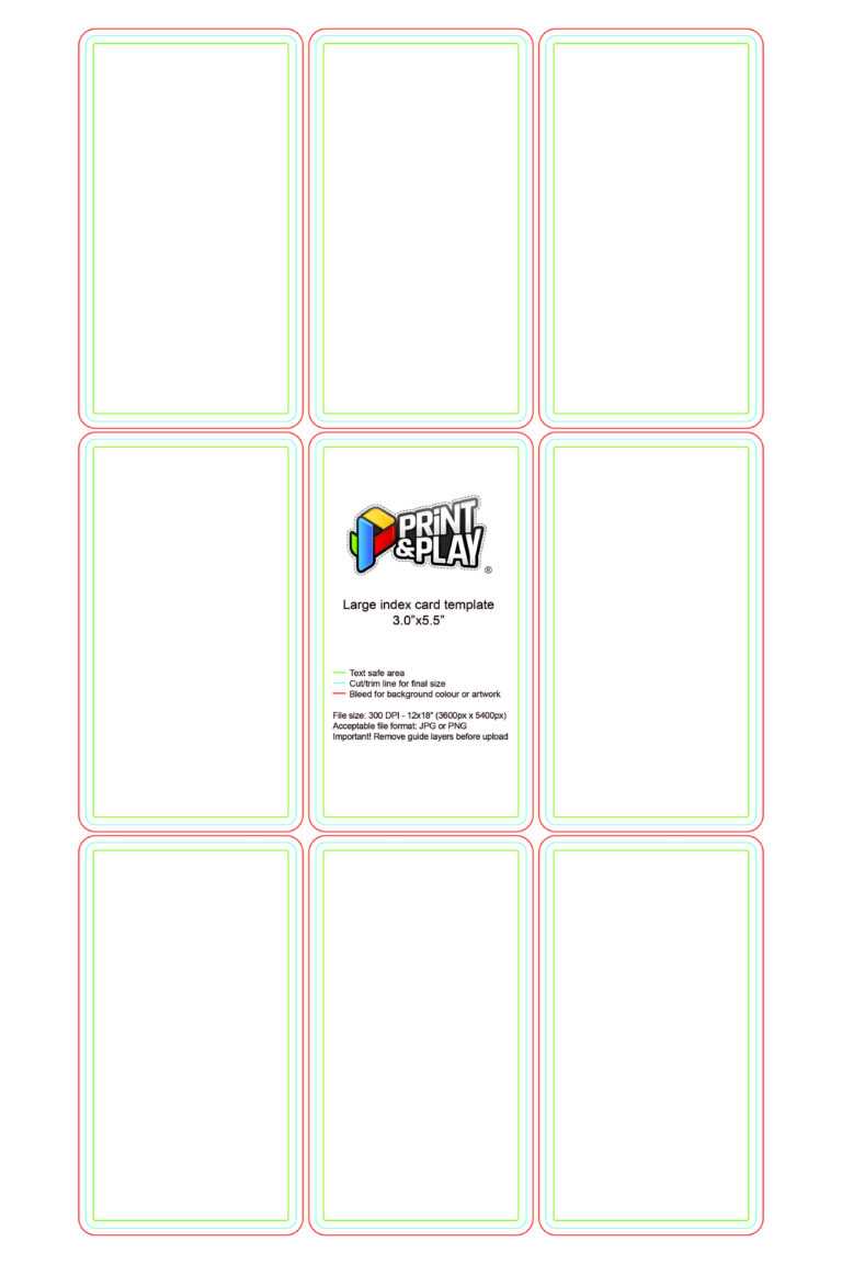 Playing Cards : Formatting & Templates – Print & Play throughout Custom ...