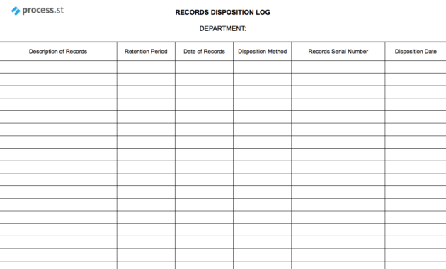Records Disposal Checklist | Process Street within Certificate Of Disposal Template – Sample ...