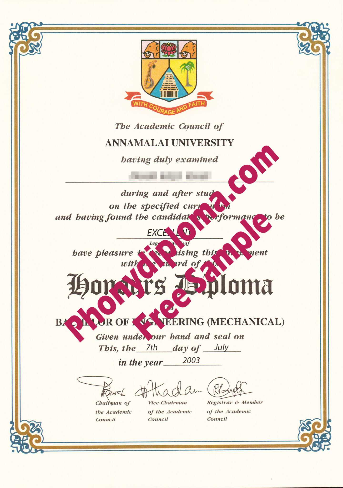 Sample Degree Certificates Of Universities in College Graduation ...