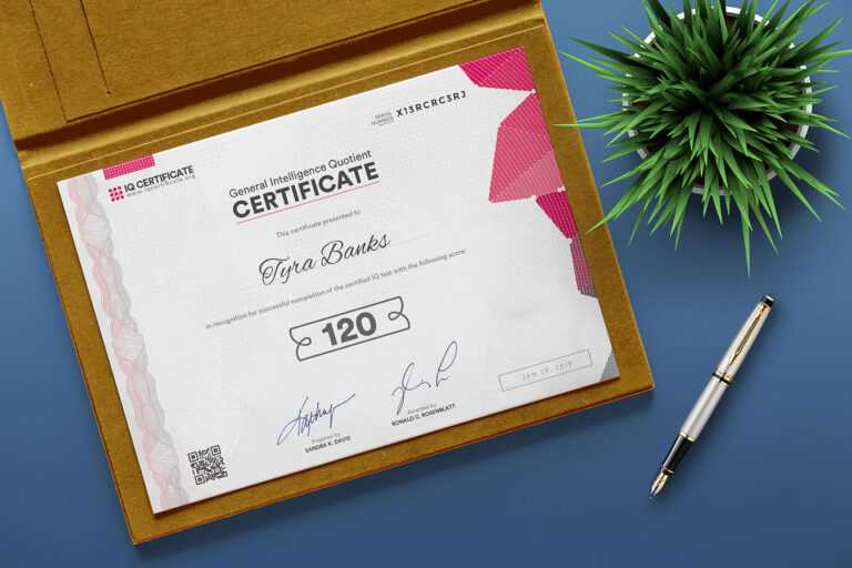 Iq Certificate Template – Sample.gelorailmu.com