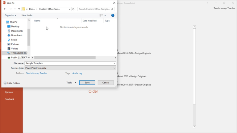 Save A Presentation Template In Powerpoint – Tutorial with How To Save ...