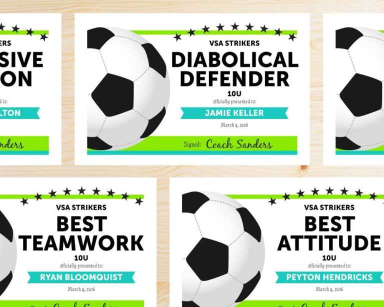 Soccer Award Categories Ideas For The House Pinterest With Regard To