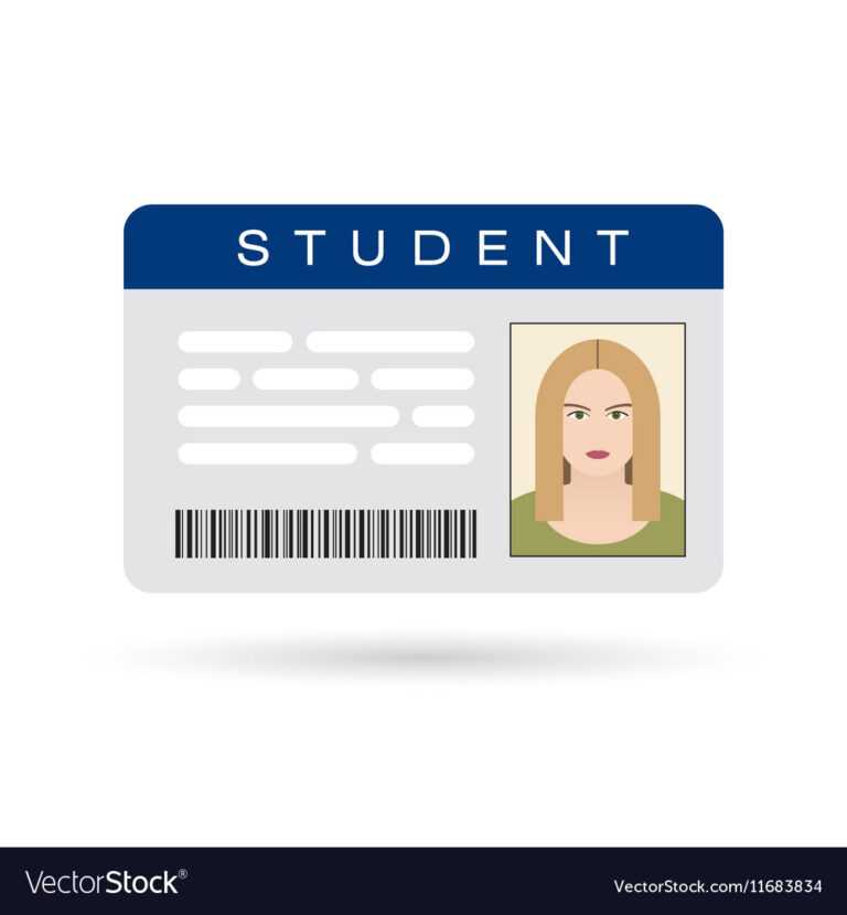 Student Id Card intended for High School Id Card Template – Sample ...