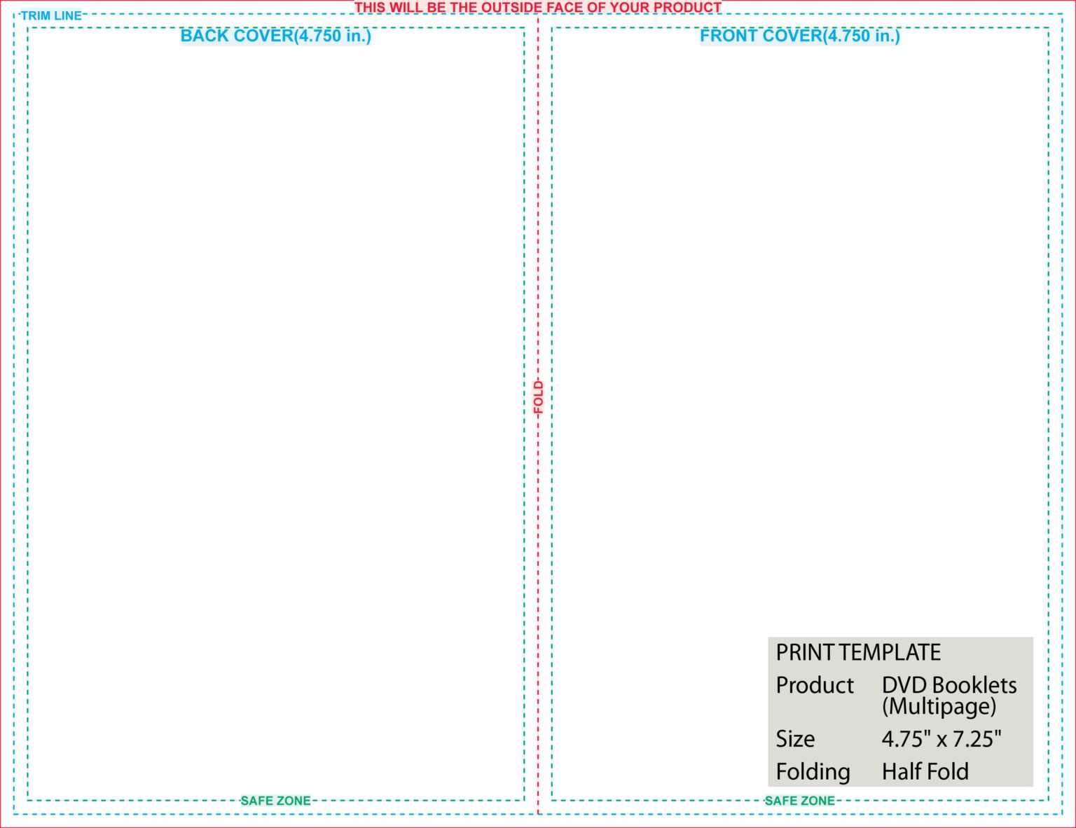 Half Fold Greeting Card Template Word