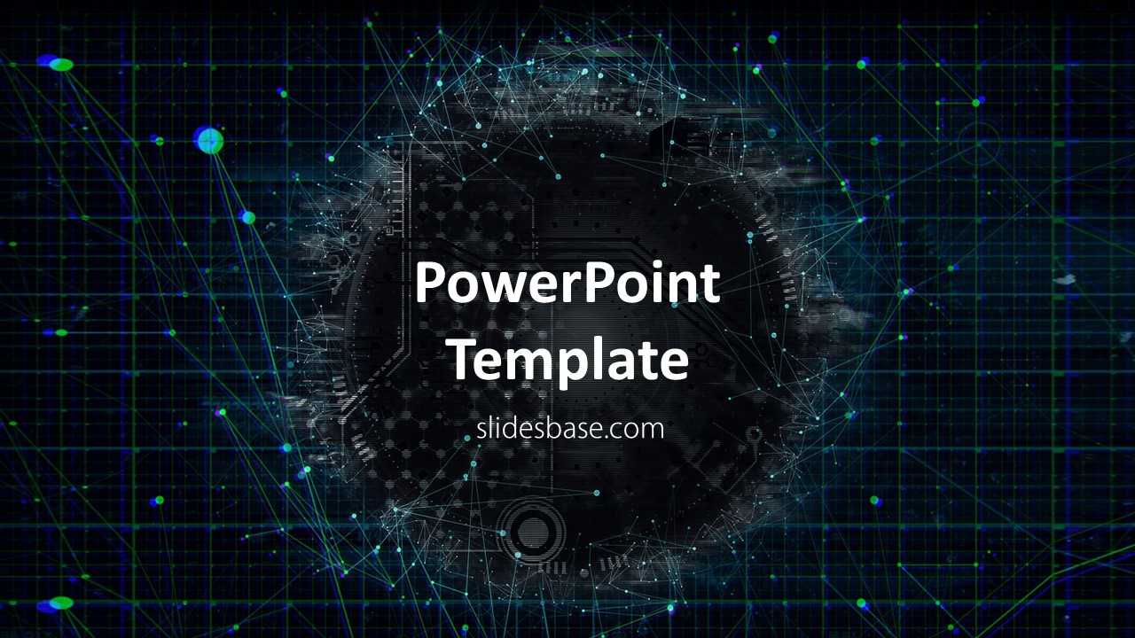 Technology Network Powerpoint Template Within Powerpoint Templates For 