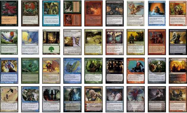 The Graphic Design For Magic, The Gathering Card Frames throughout Mtg ...