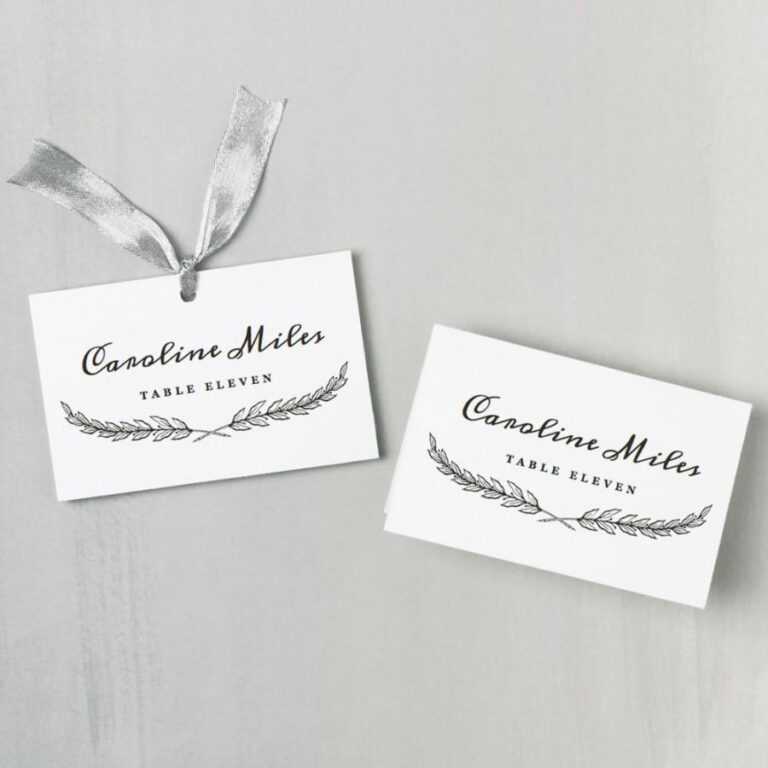 Amscan Wedding Invitation Template Place Cards, Png in Amscan Templates ...